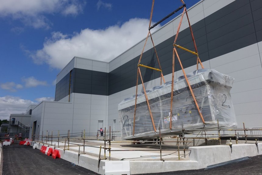 Chillers Delivery at the new Sterile Production Plant
